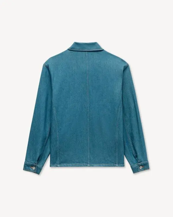 Kenzo Signature' Chore Jacket In Japanese Denim
