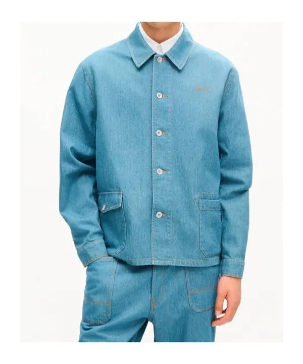 Kenzo Signature' Chore Jacket In Japanese Denim