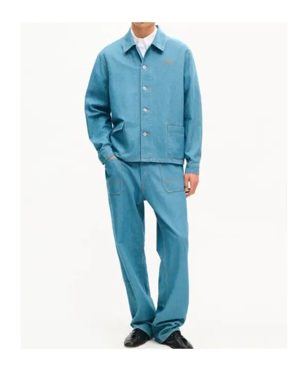Kenzo Signature' Chore Jacket In Japanese Denim