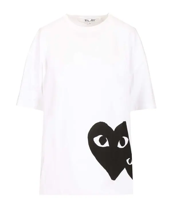 Play Comme Des Garcon Comme Des Garons Play Oversized Heart Crewneck T-shirt