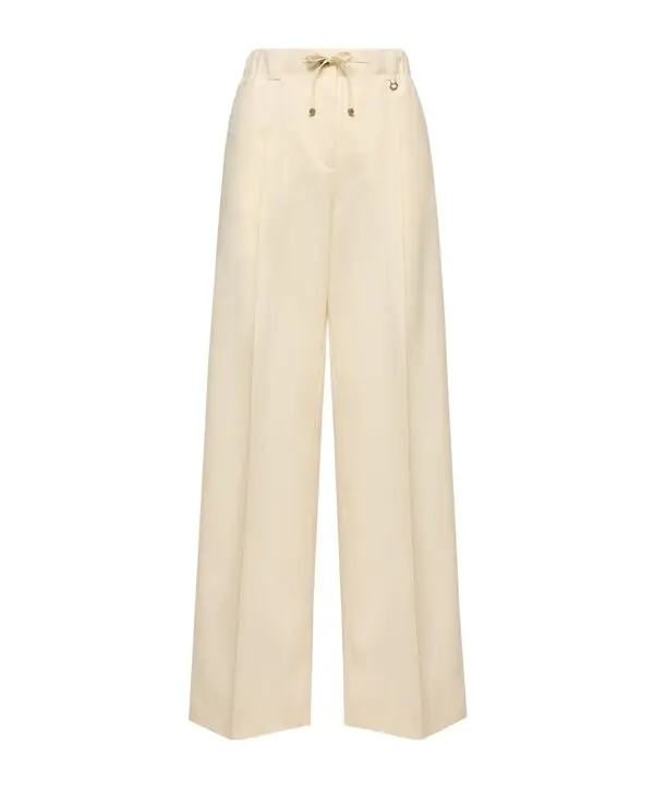 Moncler Wool Gabardine Tailored Pants