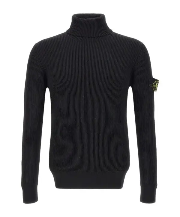 Stone Island Ribbed Turtle-neck Sweater