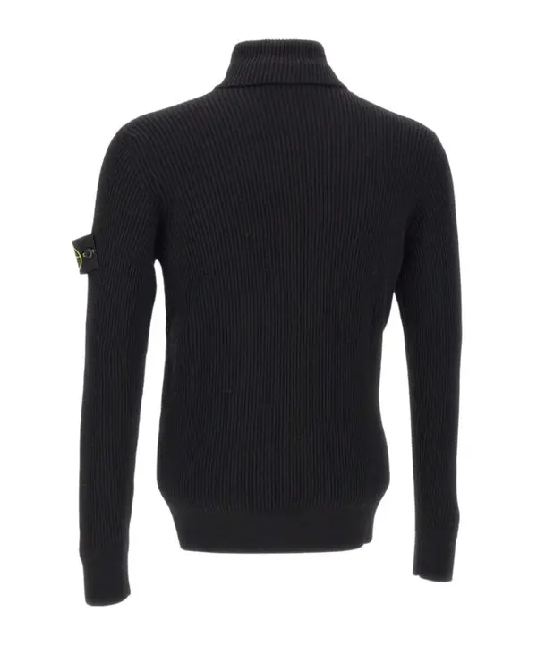Stone Island Ribbed Turtle-neck Sweater