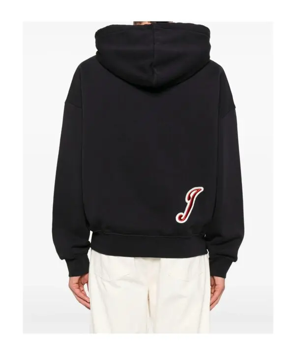 Jacquemus Logo Patch Drawstring Hoodie