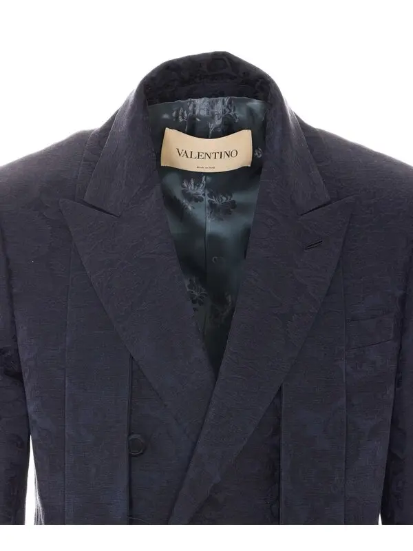 Valentino Garavani Long-sleeved Jacket With Tie Detail