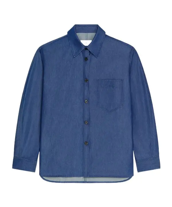 Givenchy Couture Seam Overshirt Denim With Stamp