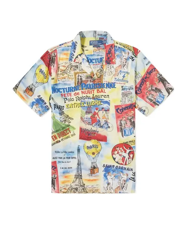 Polo Ralph Lauren Graphic-print Short-sleeve Shirt - Multicolor