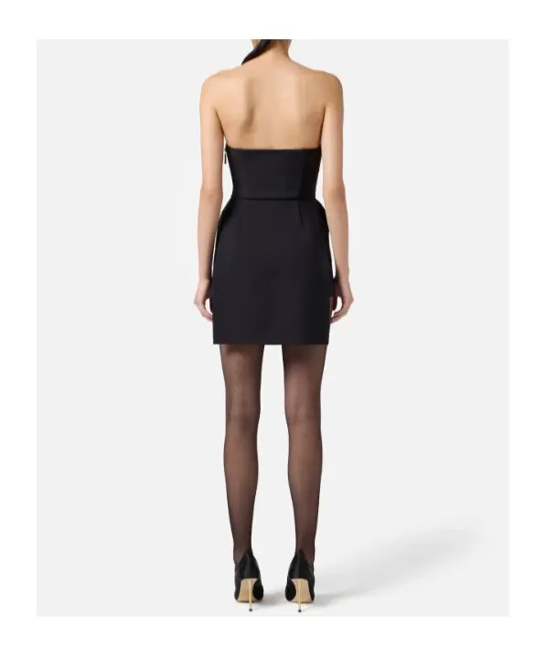 Elisabetta Franchi Bustier Crpe Dress