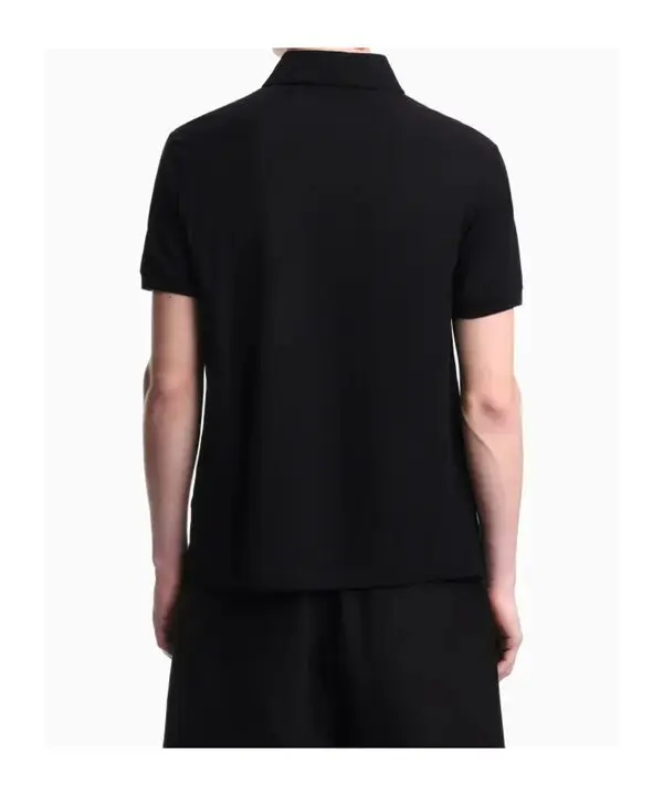 Emporio Armani Button Detailed Short-sleeved Polo Shirt
