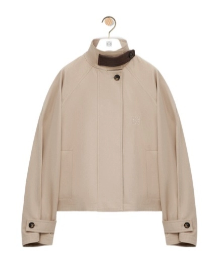 Loewe Short Parka - Light Brown