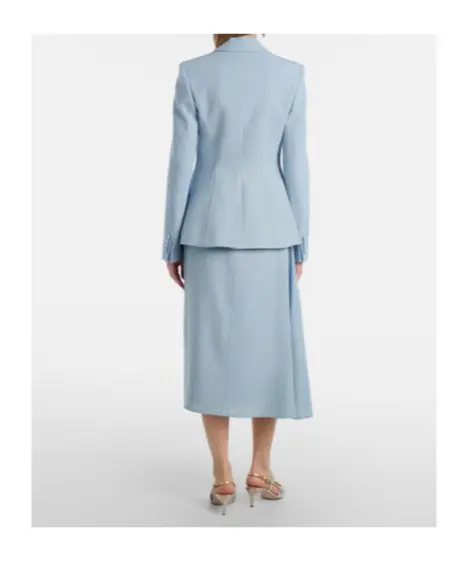 Erdem Virgin Wool Midi Skirt