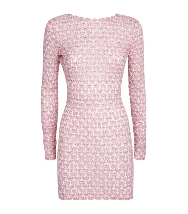 Missoni Metallic Jacquard Weave Mini Dress