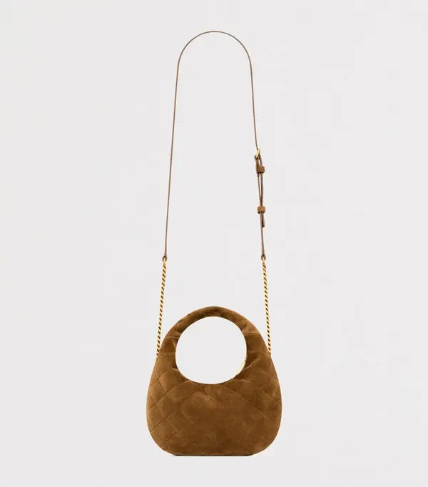 Saint Laurent Mini Icarino Top-handle Bag - Beige