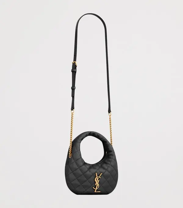 Saint Laurent Mini Icarino Top-handle Bag - Black