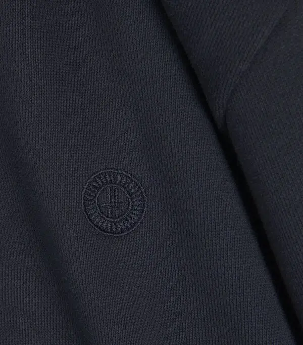 Harrods Cotton Jersey Quarter-zip Sweatshirt