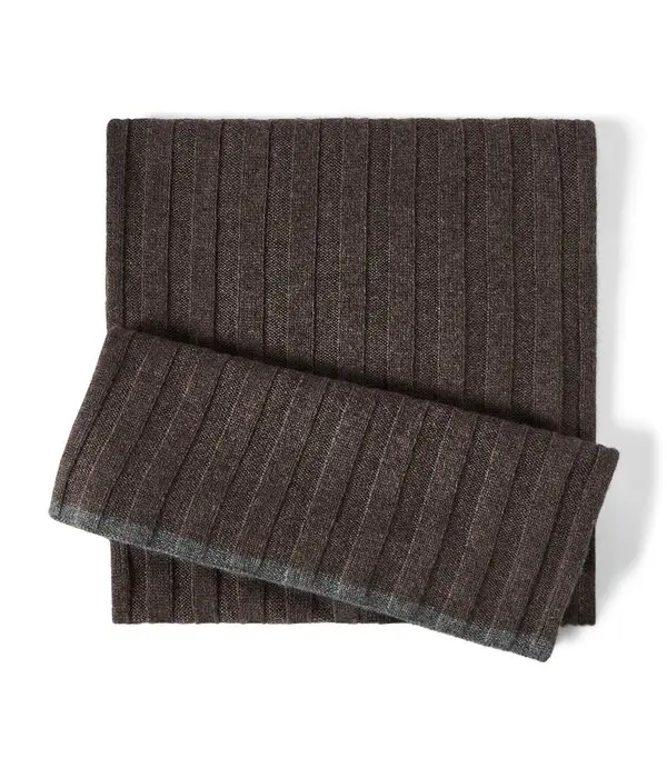 Brunello Cucinelli Cashmere Scarf - Brown