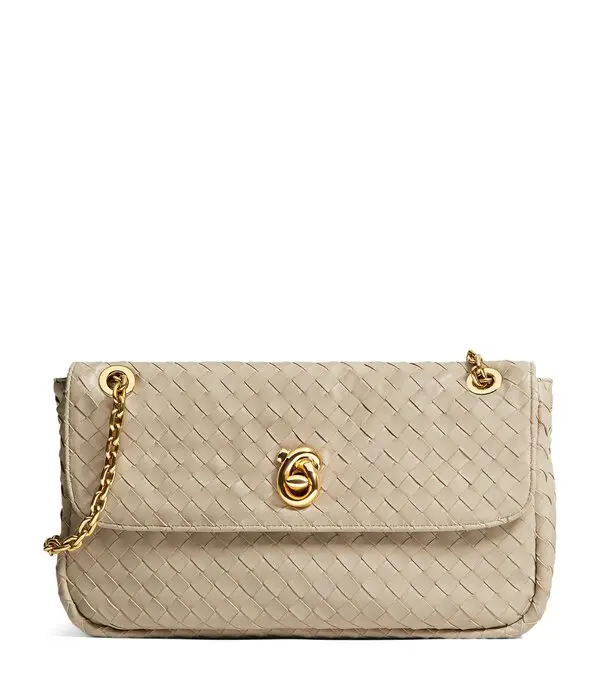 Bottega Veneta Madison Leather Shoulder Bag - Neutral