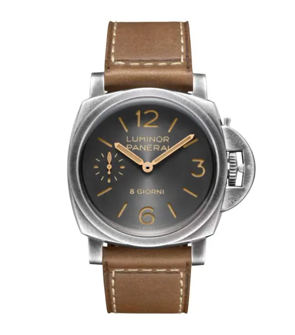 Panerai Luminor 8 Giorni Stainless Steel Watch - Grey
