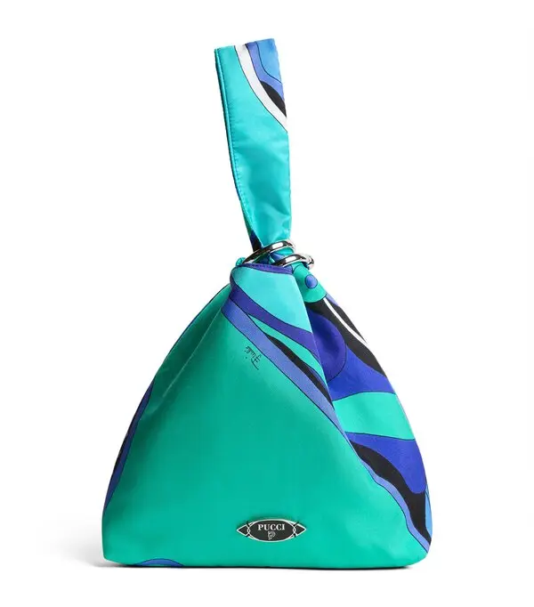 Emilio Pucci Silk Orchidee Top-handle Bag