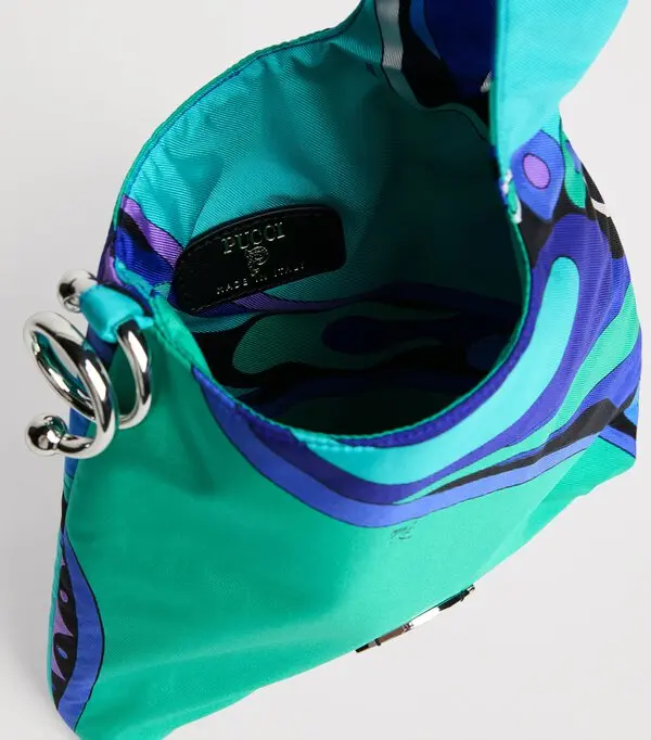 Emilio Pucci Silk Orchidee Top-handle Bag