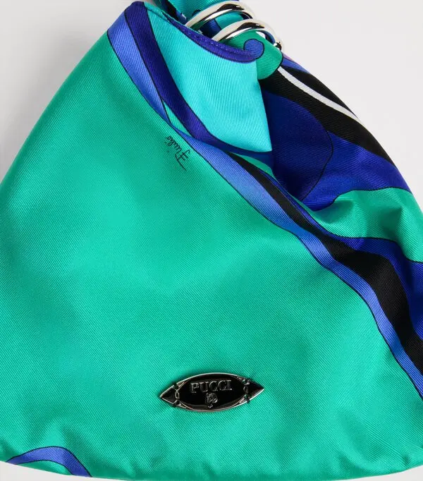 Emilio Pucci Silk Orchidee Top-handle Bag