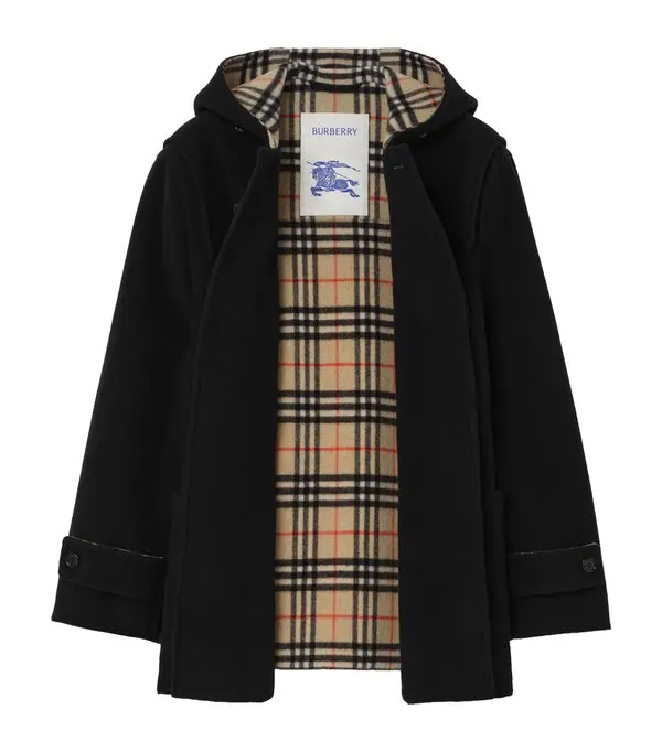 Burberry Wool Hooded Duffle Coat
