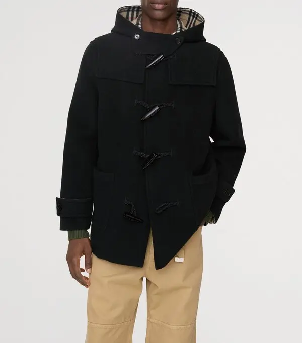 Burberry Wool Hooded Duffle Coat