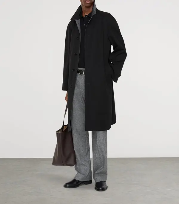 Burberry Reversible Parkbury Wool-cotton Car Coat