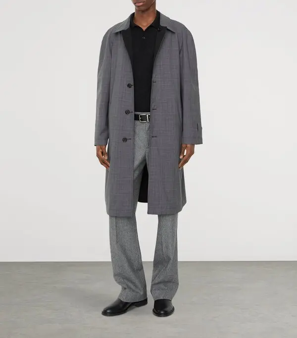 Burberry Reversible Parkbury Wool-cotton Car Coat