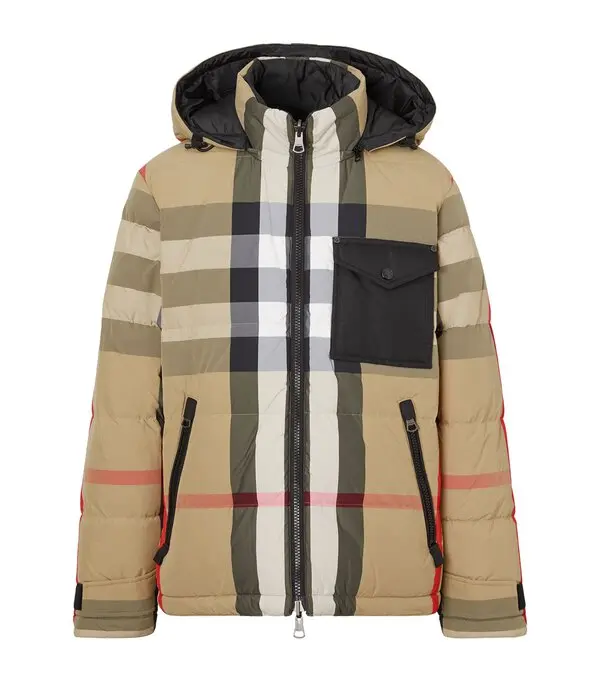 Burberry Reversible Check Puffer Jacket