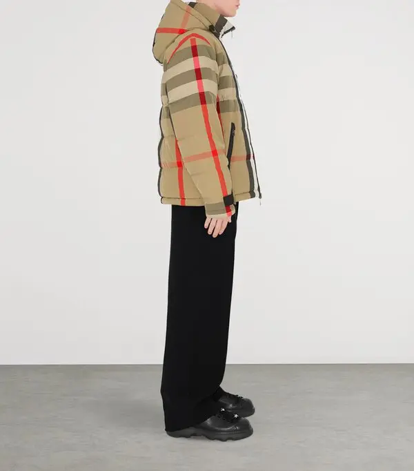 Burberry Reversible Check Puffer Jacket