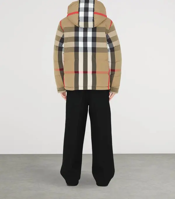 Burberry Reversible Check Puffer Jacket