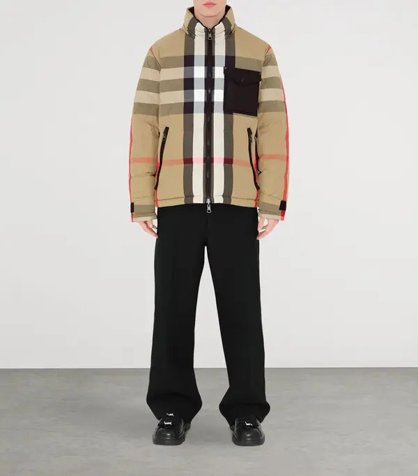 Burberry Reversible Check Puffer Jacket