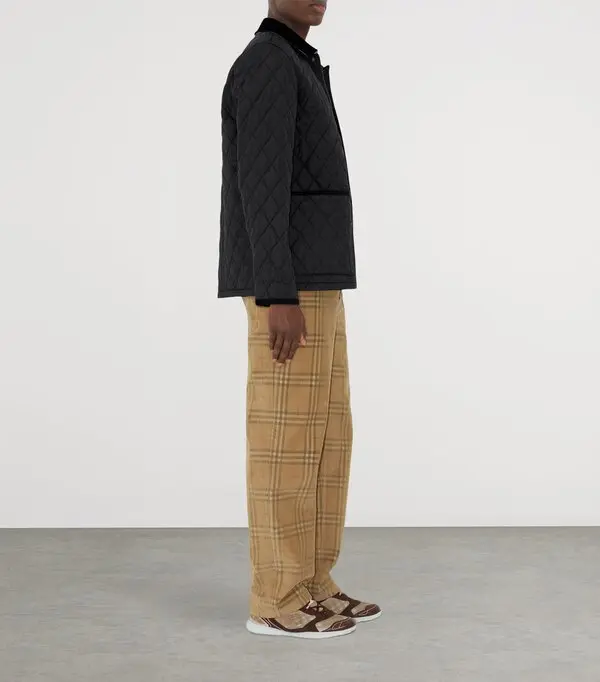 Burberry Quilted Barn Jacket - Black