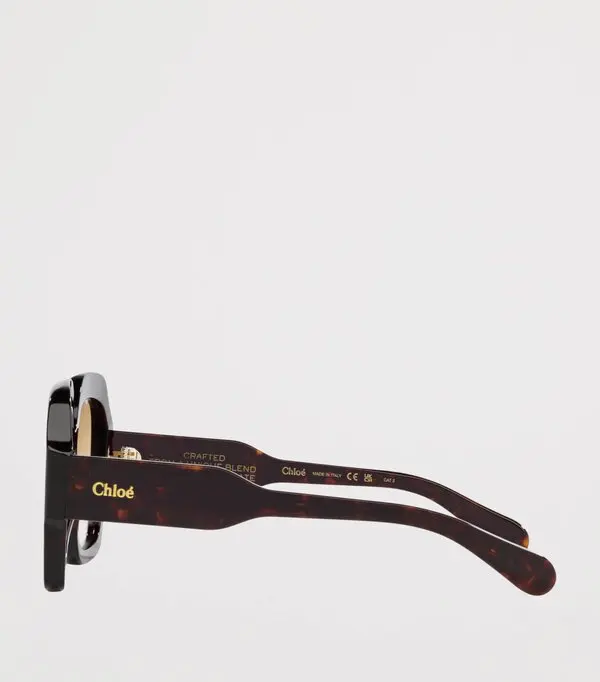 Chloé Oversized Rectangle Sunglasses
