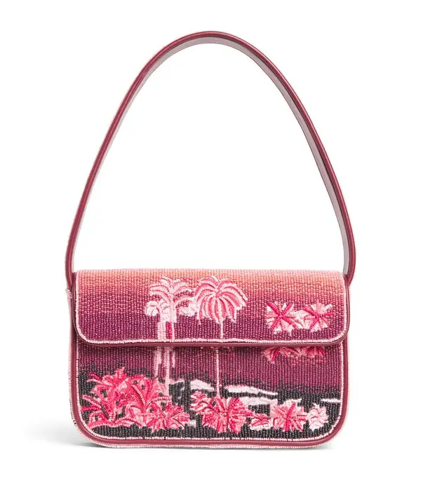Staud Beaded California Clouds Tommy Shoulder Bag