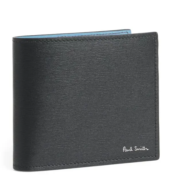 Paul Smith Leather Bifold Wallet - Black