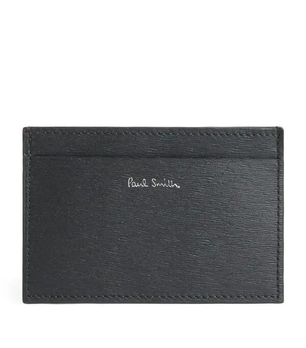 Paul Smith Leather Card Holder - Black