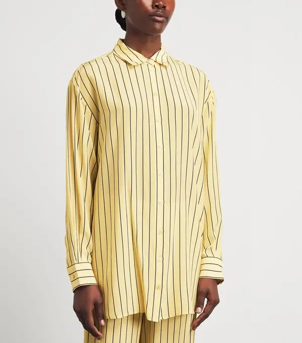 Staud Silk Stripe Nolan Shirt