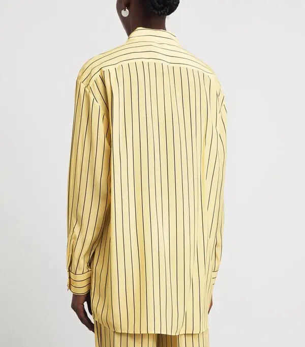 Staud Silk Stripe Nolan Shirt