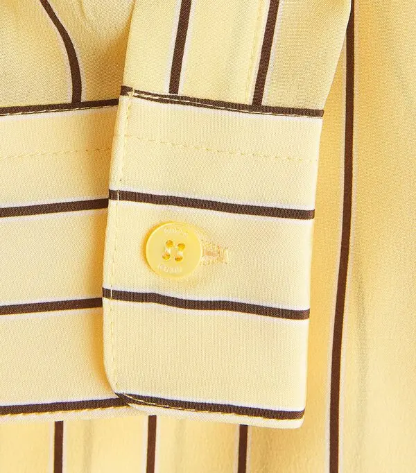 Staud Silk Stripe Nolan Shirt