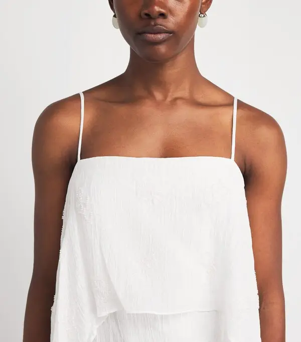Staud Embellished Valencia Mini Dress