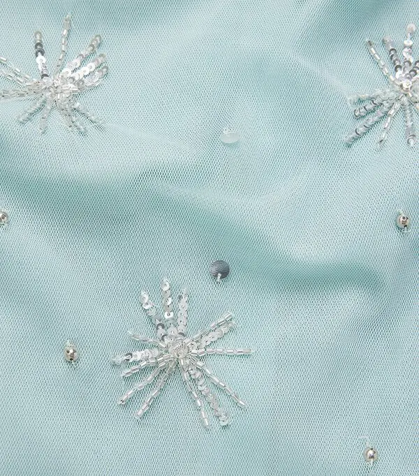 Staud Embellished Azzurra Midi Dress