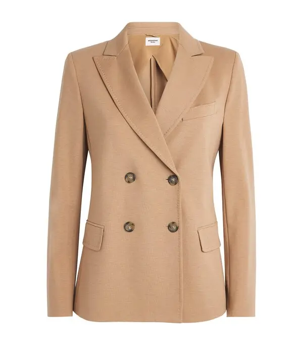 Max Mara Double-breasted Jersey Blazer