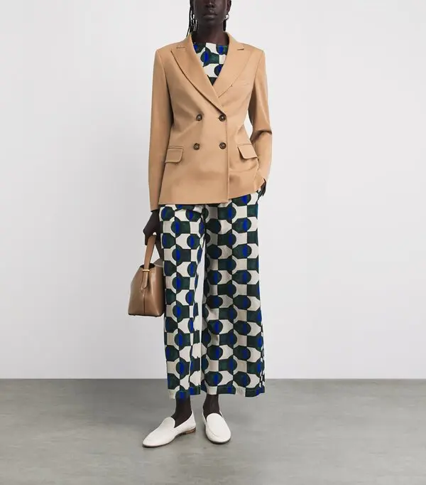 Max Mara Double-breasted Jersey Blazer