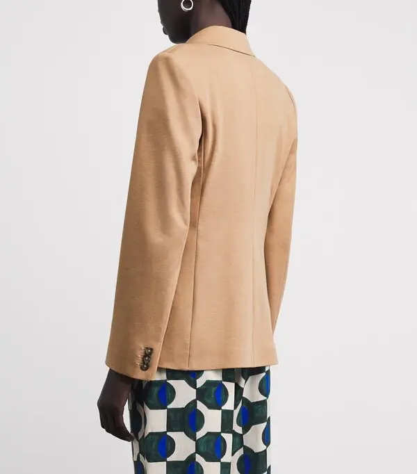 Max Mara Double-breasted Jersey Blazer