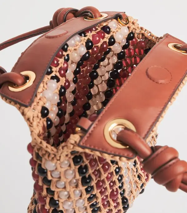 Veronica Beard Small Beaded Slouch Bag