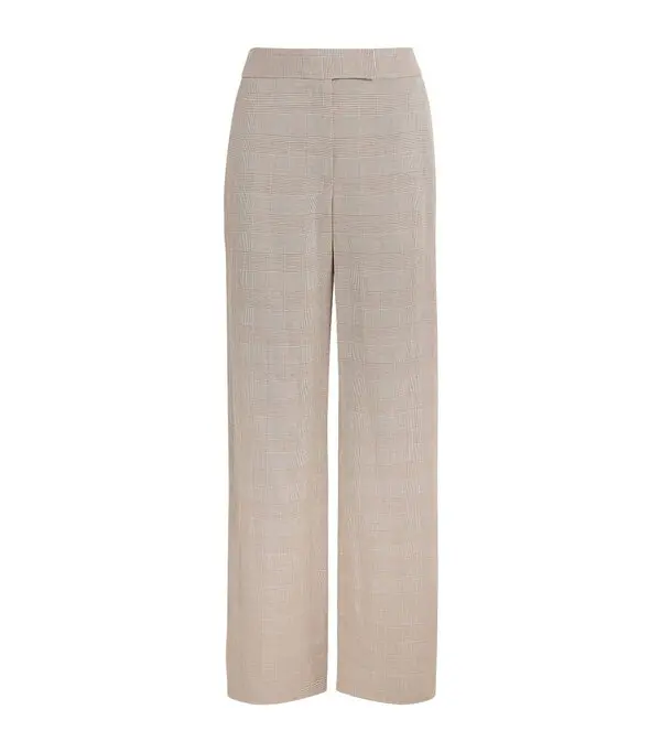 Veronica Beard Plaid Broderick Trousers