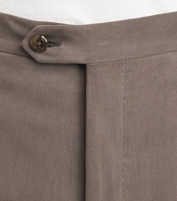 Corneliani Stretch-cotton Cashmere Trousers
