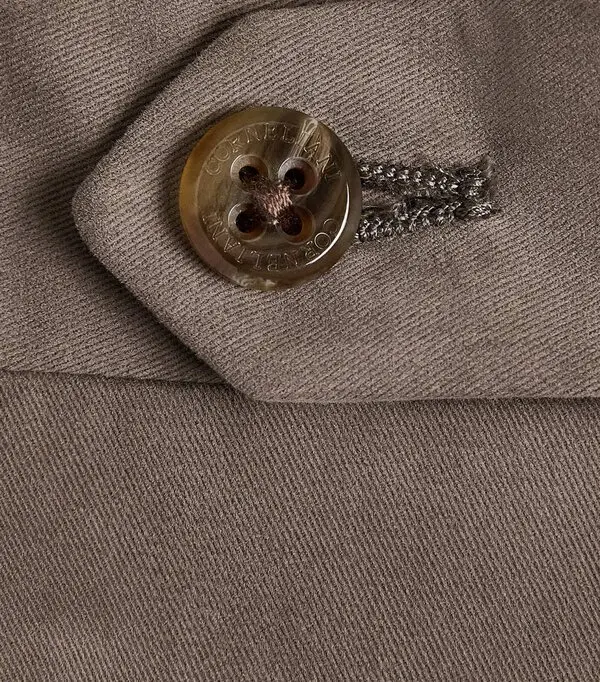 Corneliani Stretch-cotton Cashmere Trousers